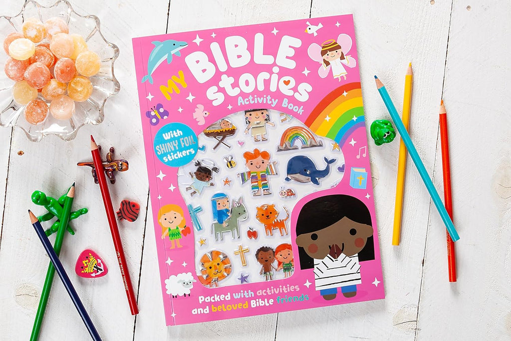 My Bible Stories Activity Book-Pink